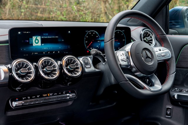 Mercedes-Benz EQB (2025) boot space & practicality