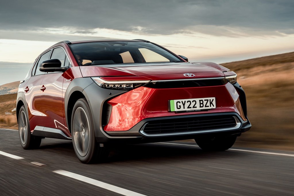 Toyota bZ4X (2025) boot space & practicality