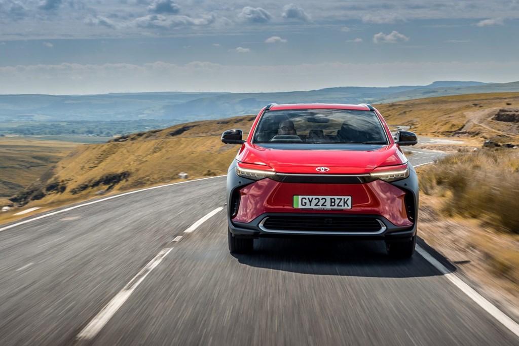 Toyota bZ4X (2025) boot space & practicality