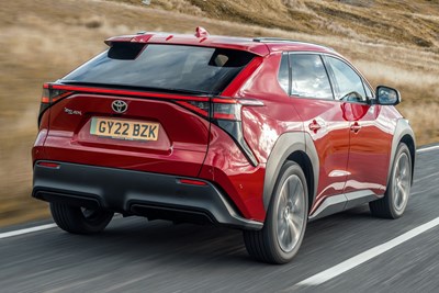 Toyota bZ4X (2025) boot space & practicality