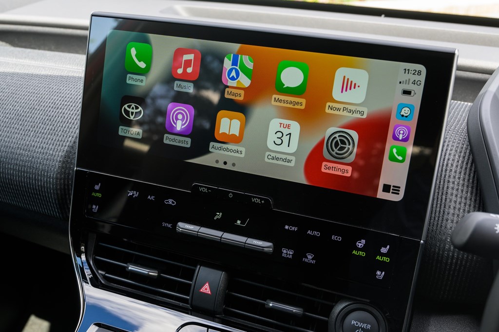 Toyota bZ4X (2025) boot space & practicality