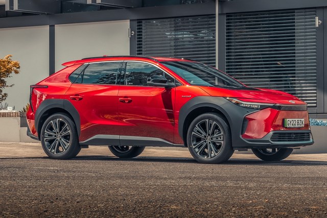 Toyota bZ4X (2025) boot space & practicality