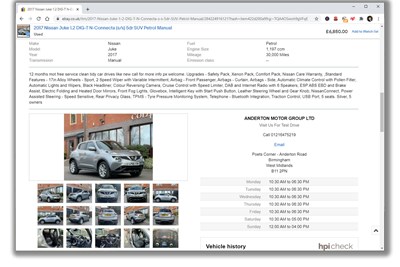 Selling your car on eBay: what you need to know