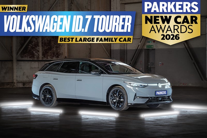 Best Large Family Car: Volkswagen ID.7 Tourer | Parkers New Car Awards 2026