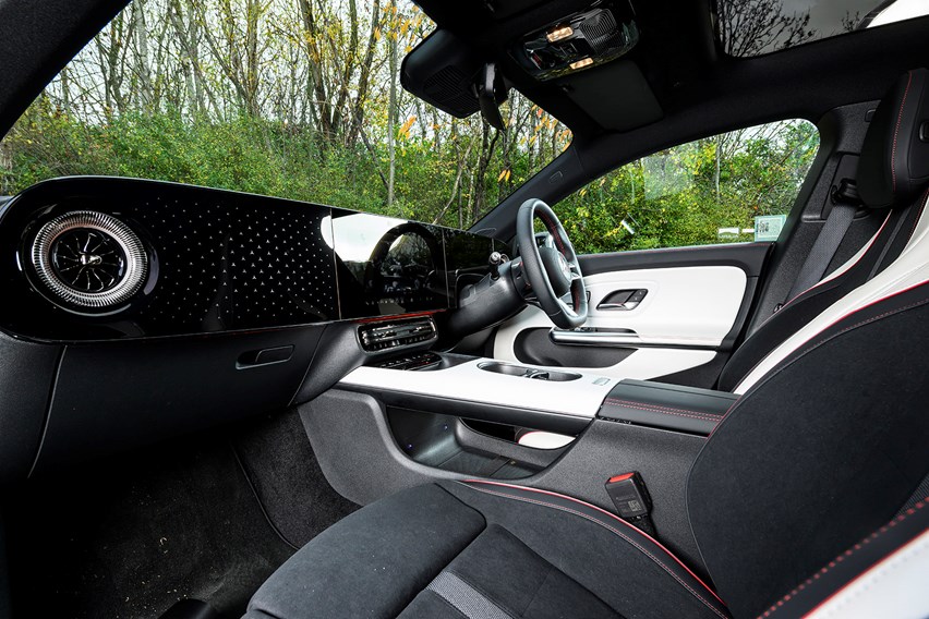 Mercedes-Benz CLA Electric (2026) boot space & practicality