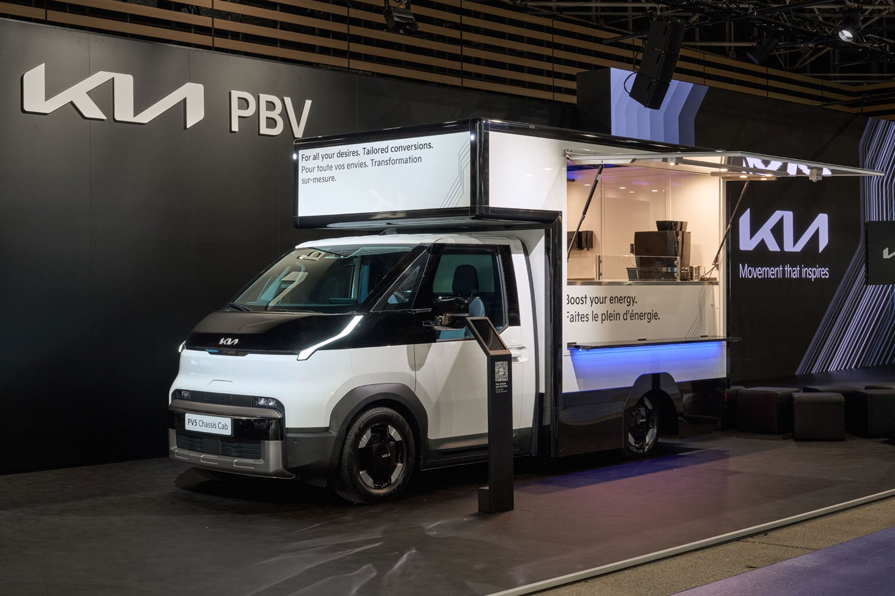 Kia PV5 chassis cab launched – convertible version of the award-winning van