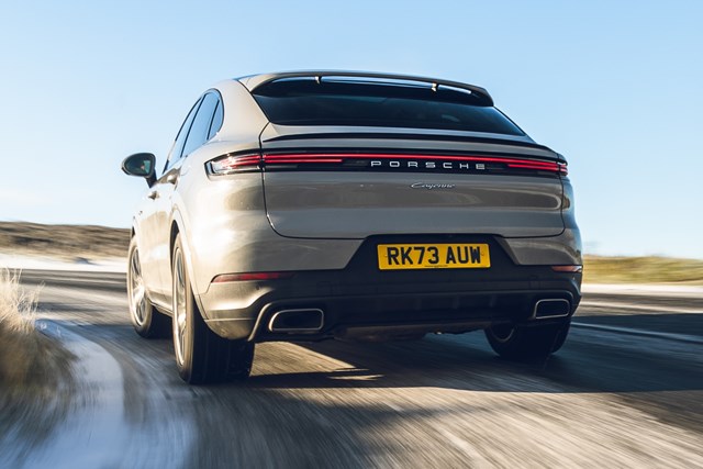 Porsche Cayenne Coupe (2025) boot space & practicality