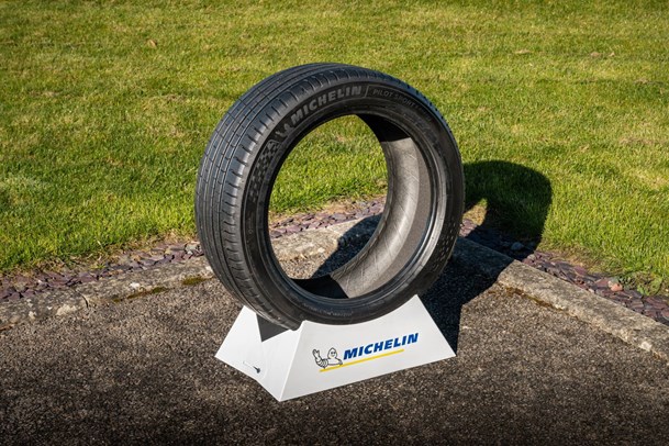 Testing new energy-efficient tyres from Michelin on track and skid-pan