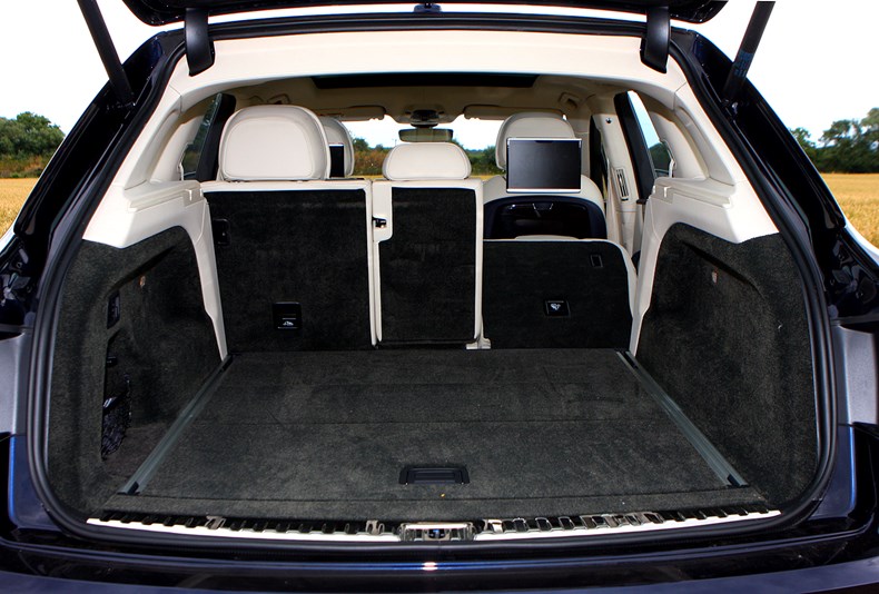 Bentley Bentayga (2025) boot space & practicality