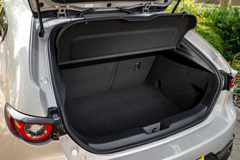Mazda 3 (2025) boot space & practicality