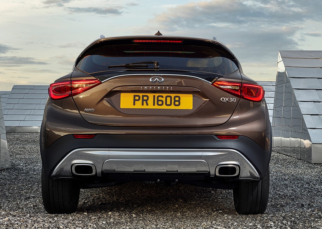 Used Infiniti QX30 SUV (2016 - 2020) boot space & practicality